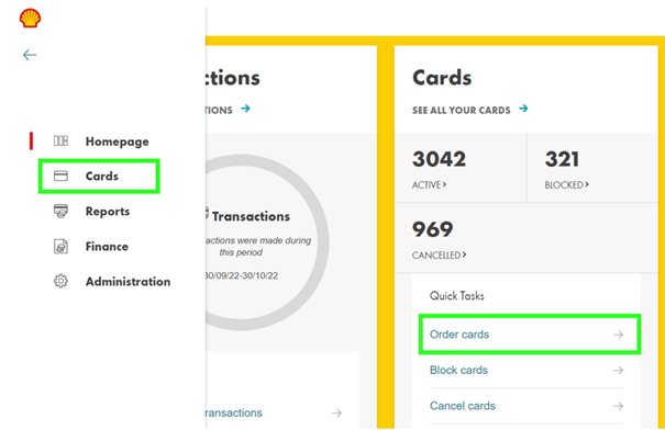 How can I order a card?