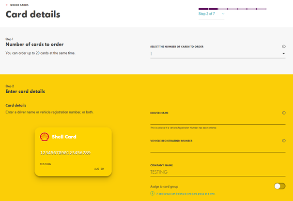 How can I order a card?