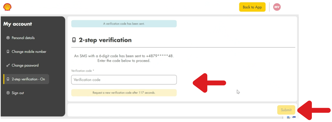 How to enable 2-Factor Authentication login method for Shell Fleet Hub