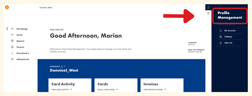 How to enable 2-Factor Authentication login method for Shell Fleet Hub