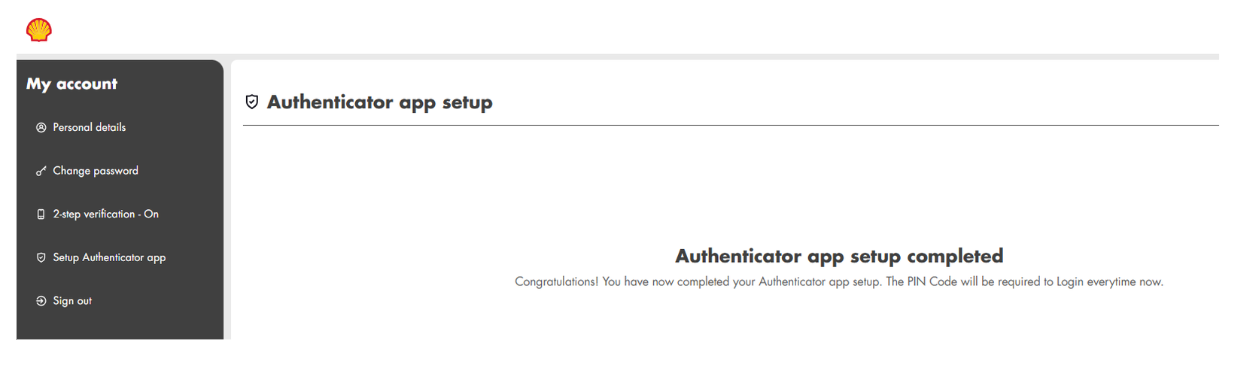 Authenticator App - your convenient way to log in Shell Fleet Hub