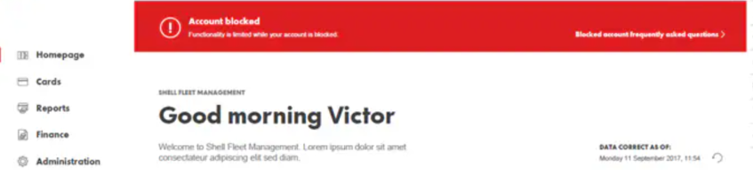 Why is my account being Blocked?