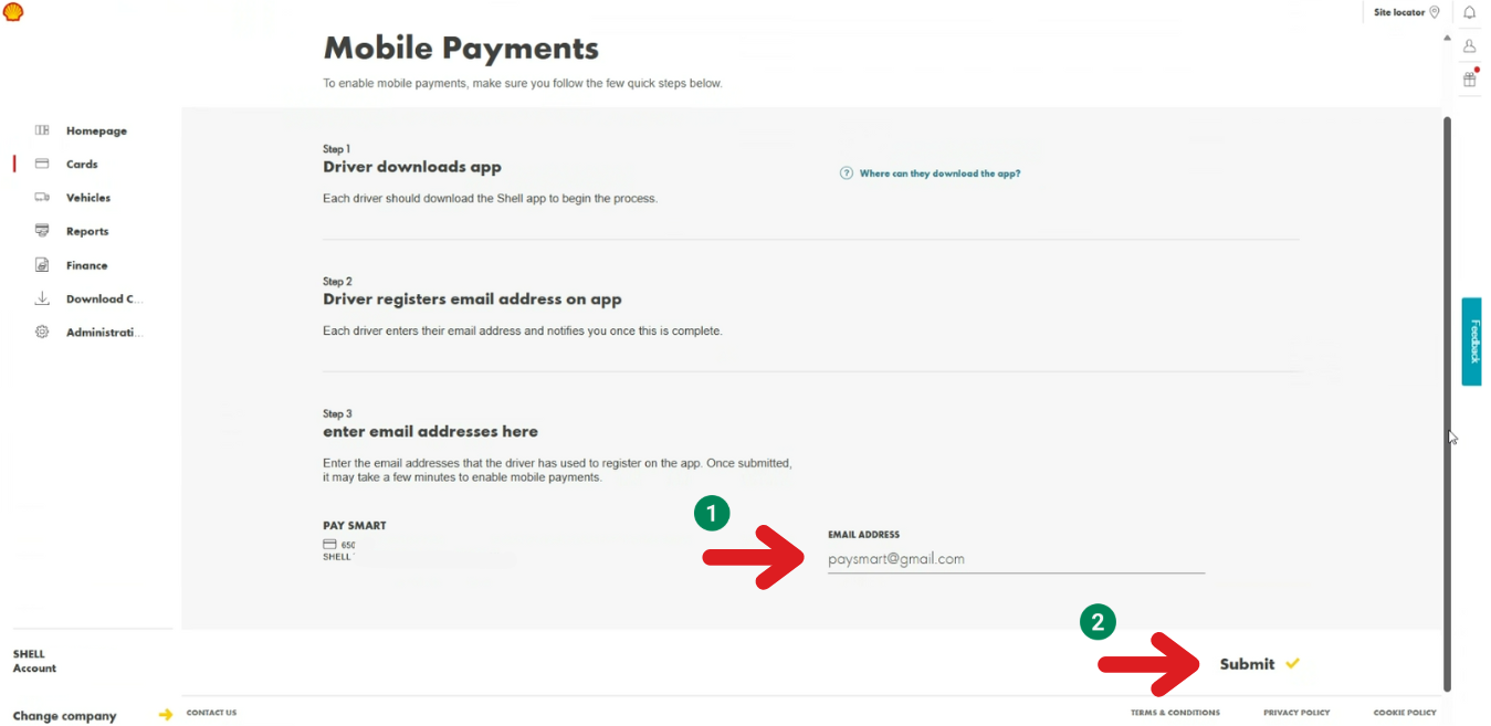 Shell Mobile Payments - Fleet Manager’s Guide